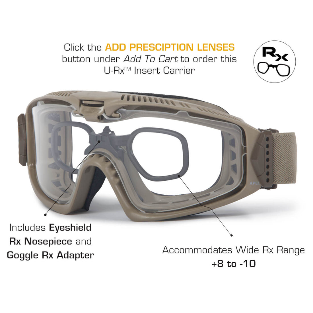 ESS/Oakley URx Prescription Insert - Safety Glasses USA