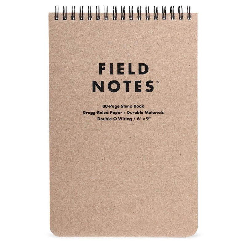 Field Notes Steno Pad 6x9 Spiral Notepad